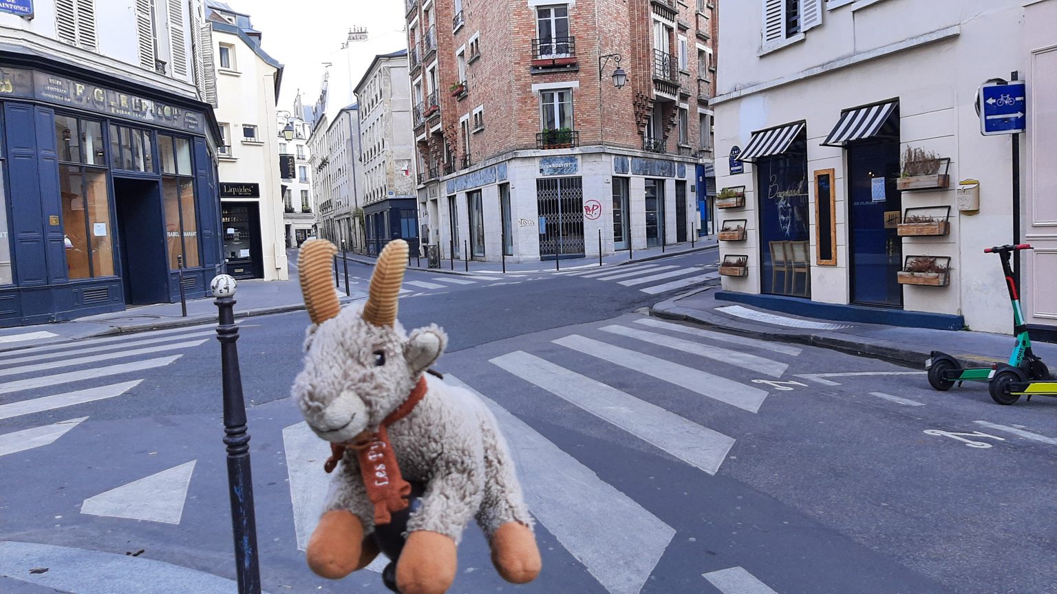 Le Chevreau à Paris, Goat in #Paris. En #París ; Cabra parisenca. – Cabri